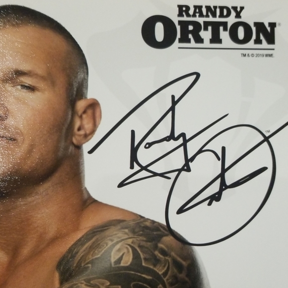 WWE | Other | Wwe Autograph Randy Orton 8 | Poshmark